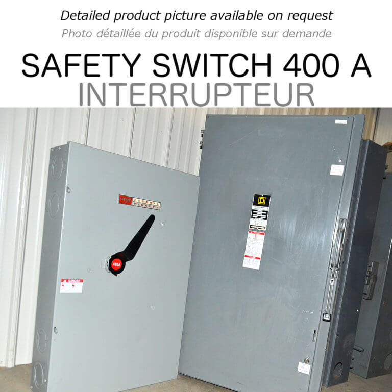 400A 208V 3PH FUSE SWITCH - Used - Tested - SIB Electric Inc
