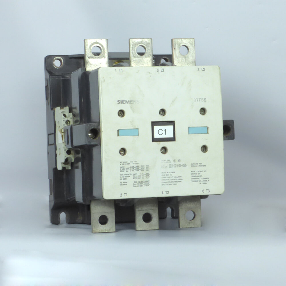CONTACTOR 3TF56 400HP COIL 120V - Used - Tested - SIB Electric Inc