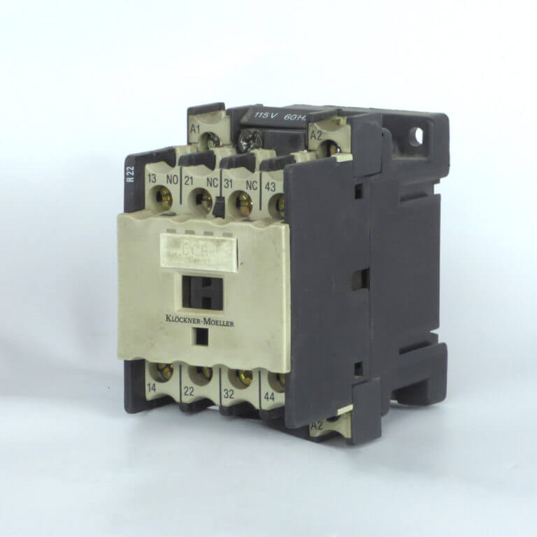 CONTACTOR DILR22 15A 115V 2NO-2 NC - Used - Tested - SIB Electric Inc
