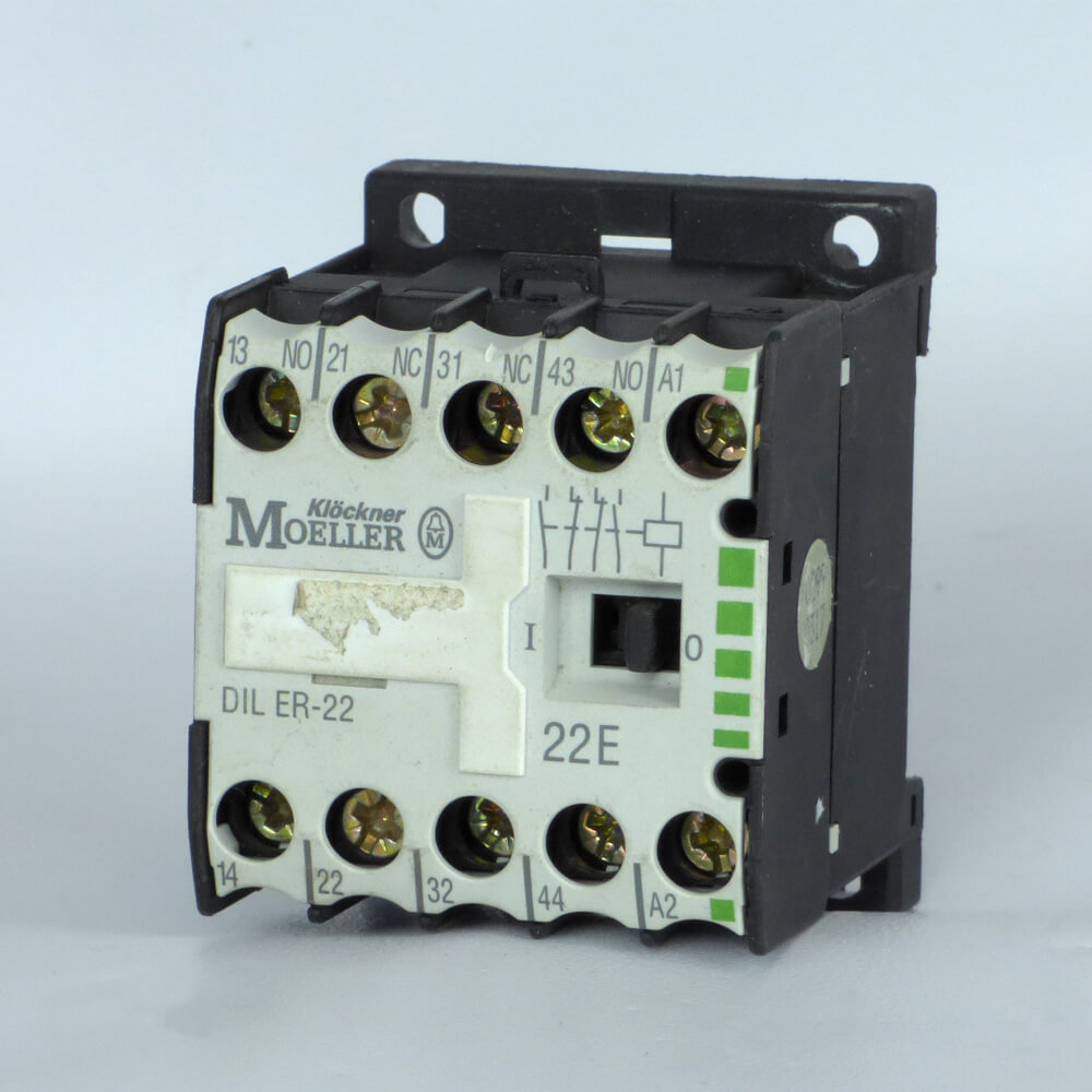 AUXILIARY CONTACT DILM ER-22 2 NO-2NC - Used - Tested - SIB Electric Inc