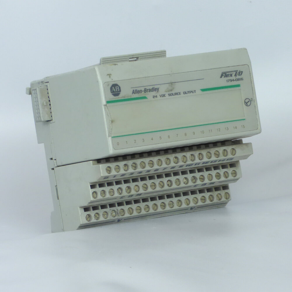 FLEX I/O 24V DC OUTPUT MODULE 1794-0B16 - Used - TESTED - SIB Electric Inc