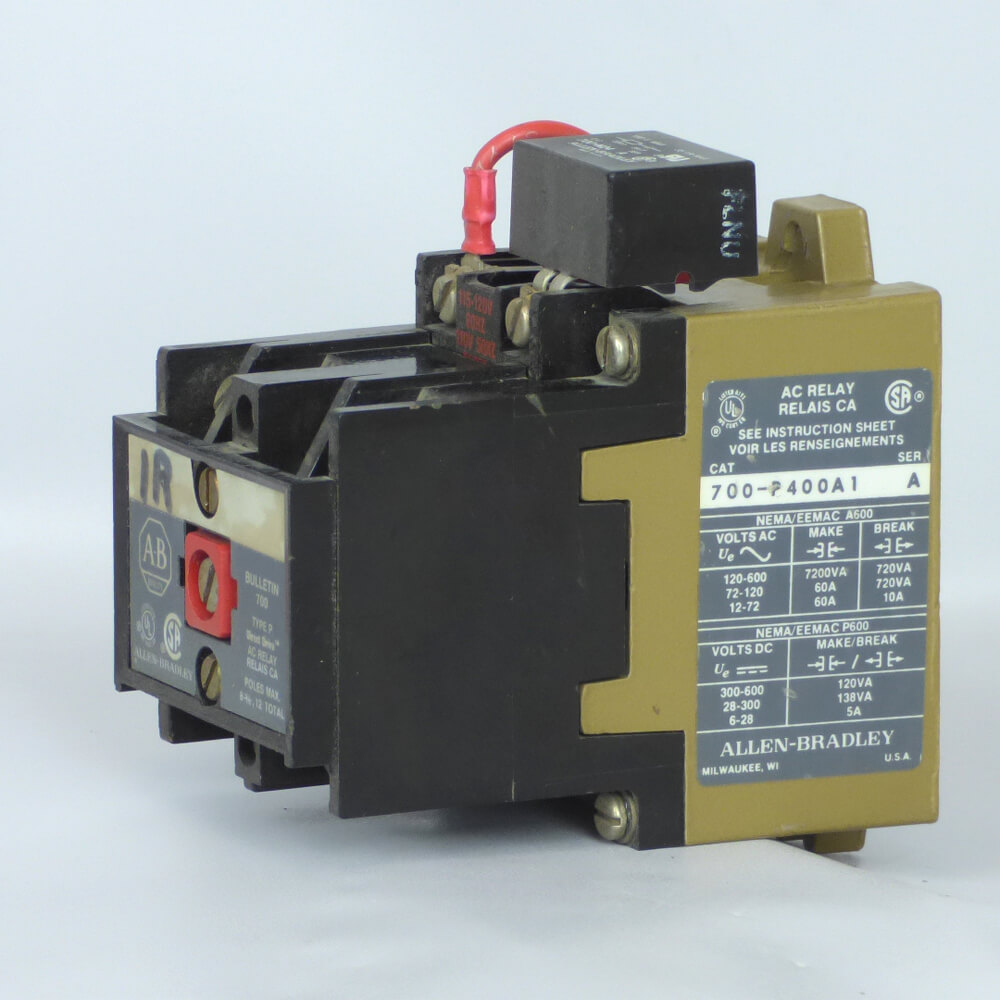 RELAY CONTROL 700-P400A1 P TYPE A SERIES - Used - Tested - SIB Electric Inc