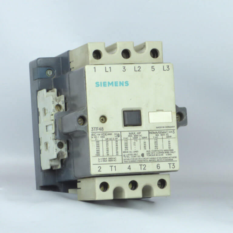 CONTACTOR 3TF48 75HP COIL 115V - Used - Tested - SIB Electric Inc