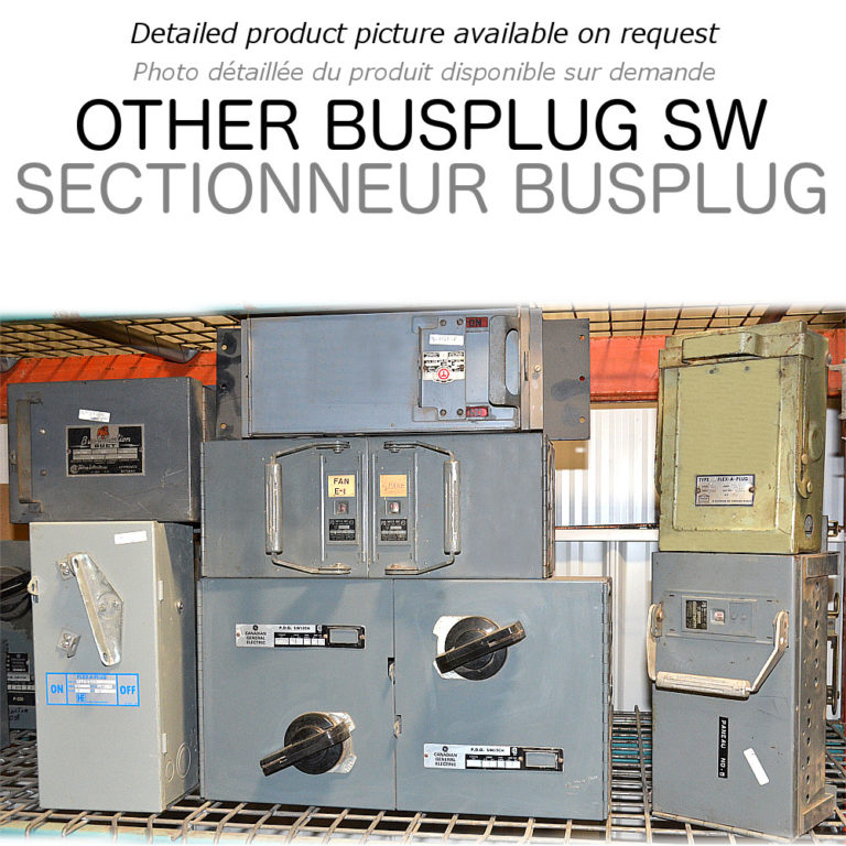 BUS SWITCH 400A 600V 3PH 3W TAYLOR, USED - SIB Electric Inc