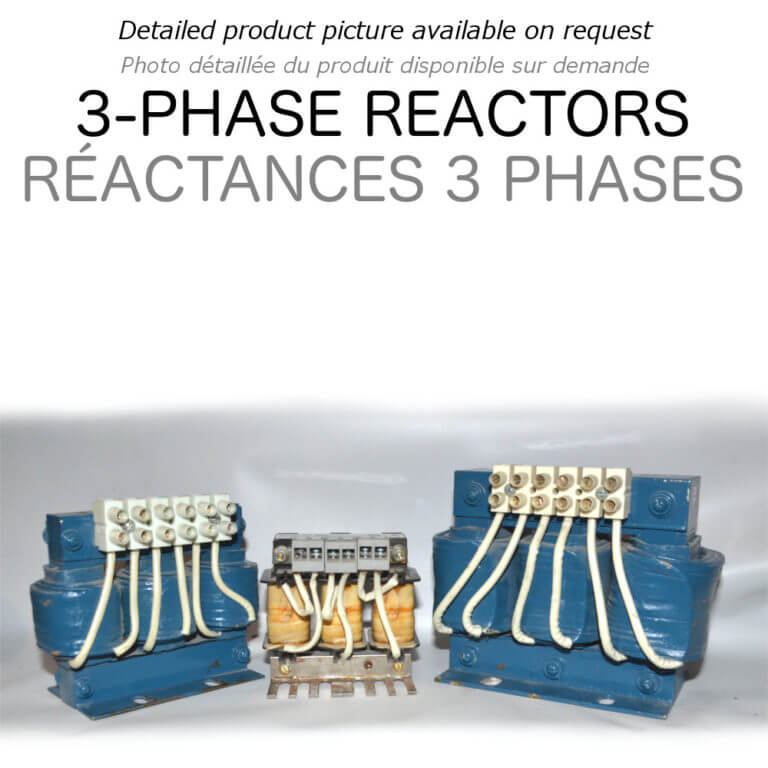 LINE REACTOR 1321-3R80-A 600V 3PH 80AMP - Used - Tested - SIB Electric Inc