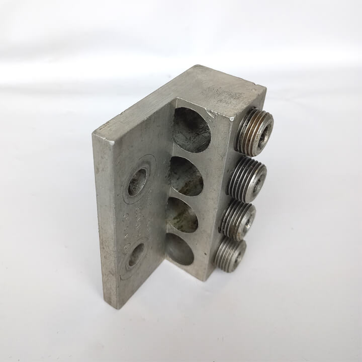 MECHANICAL LUG QUADRUPLE 600 MCM-2 AL9CU - Used - TESTED - SIB Electric Inc