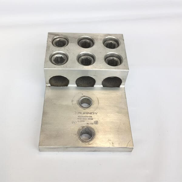 MECHANICAL LUG TRIPLE 300-800 MCM AL9CU - Used - TESTED - SIB Electric Inc