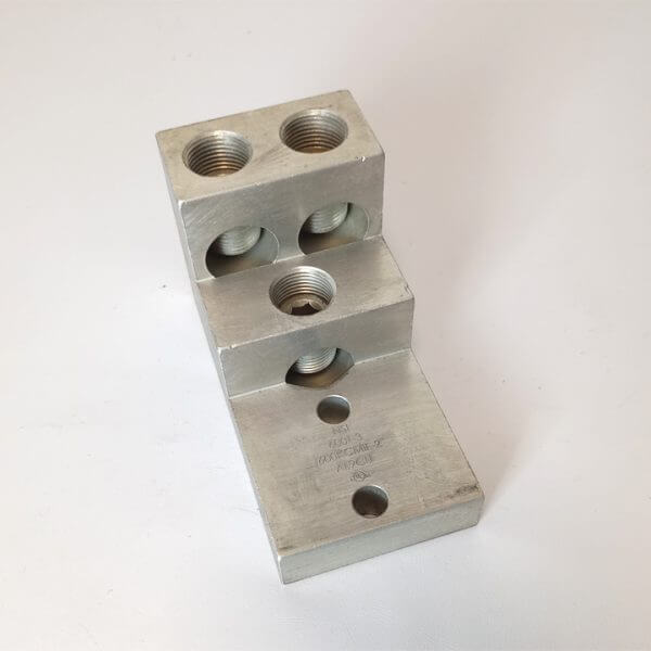 MECHANICAL LUG TRIPLE 600 MCM -2 AL9CU - Used - TESTED - SIB Electric Inc