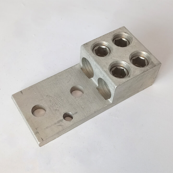 MECHANICAL LUG DOUBLE HOR. 600 MCM AL9CU - Used - TESTED - SIB Electric Inc