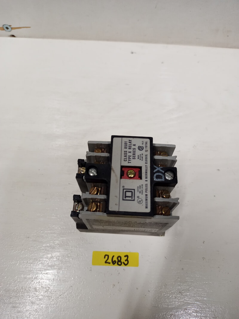 INDUSTRIAL CONTROL RELAY COIL 120V NC TYPE X020 8P - SIB Electric Inc