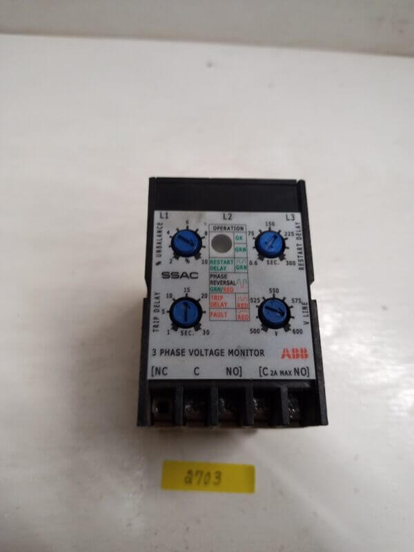 3 PHASE VOLTAGE MONITORS - SIB Electric Inc