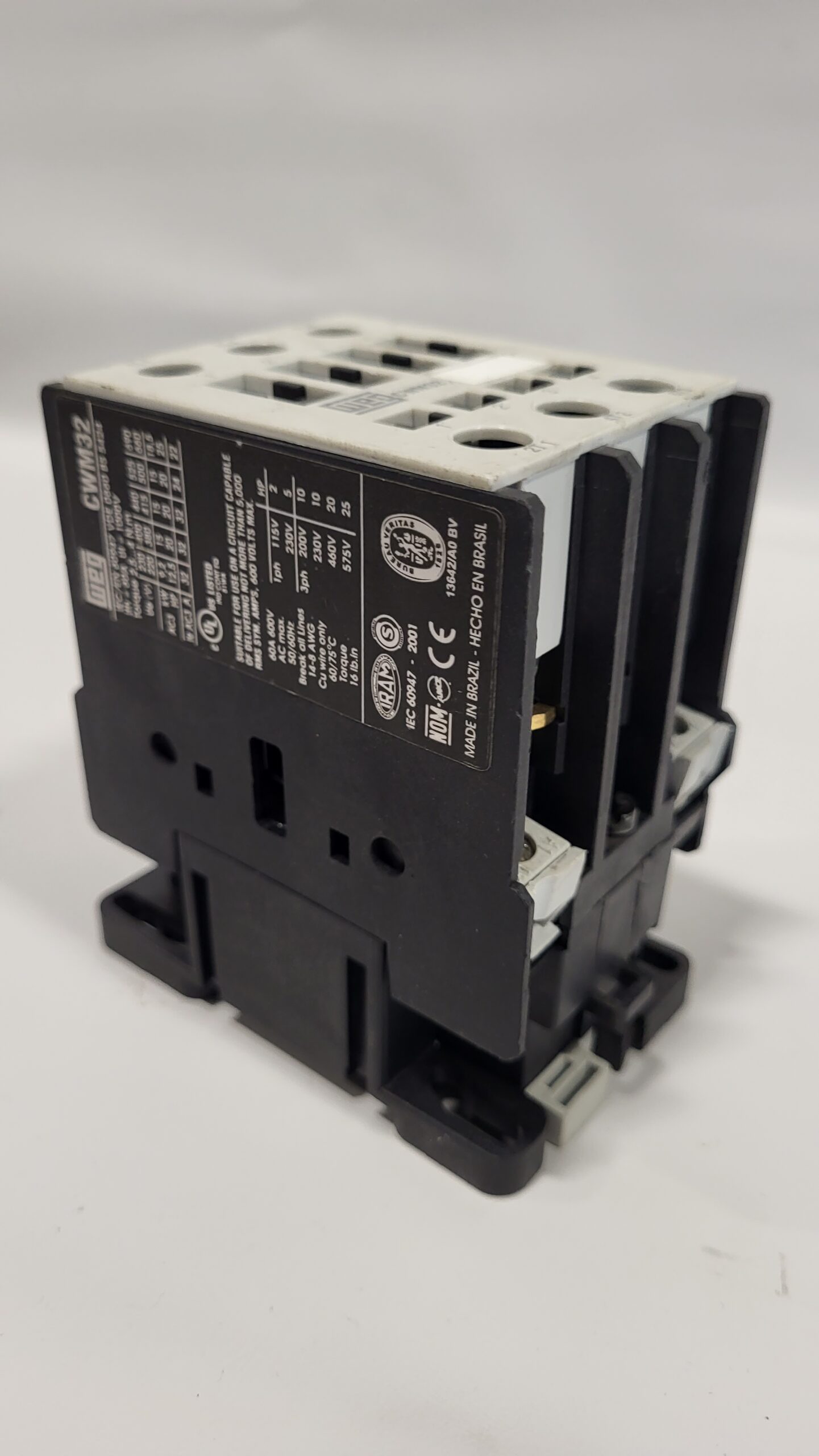 CONTACTOR EUR. 25HP COIL 120V - SIB Electric Inc