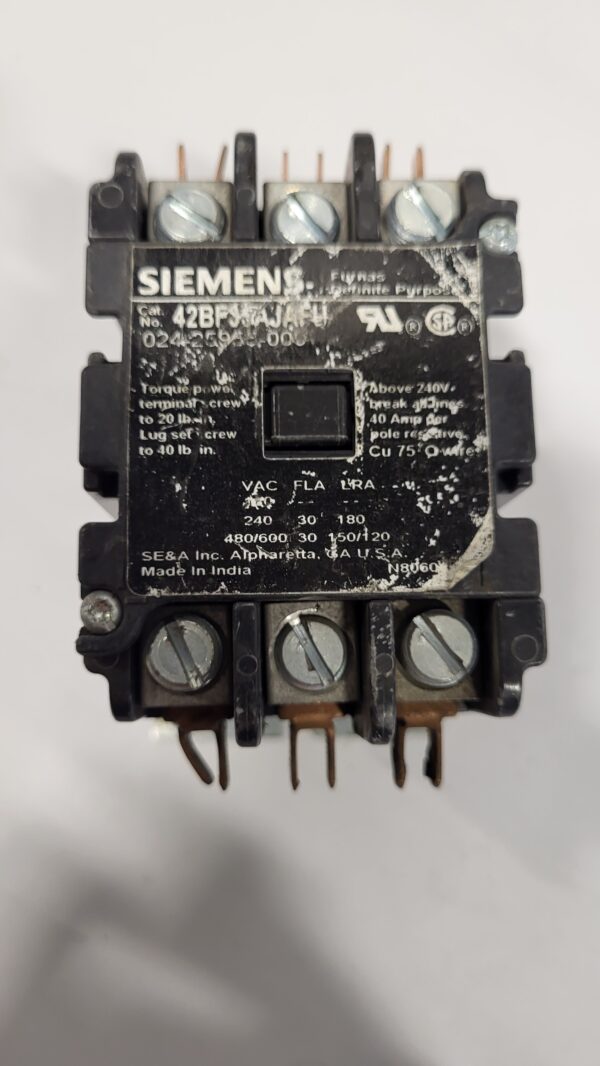 LIGHTNING CONTACTOR 30A 3P COIL 24V - SIB Electric Inc