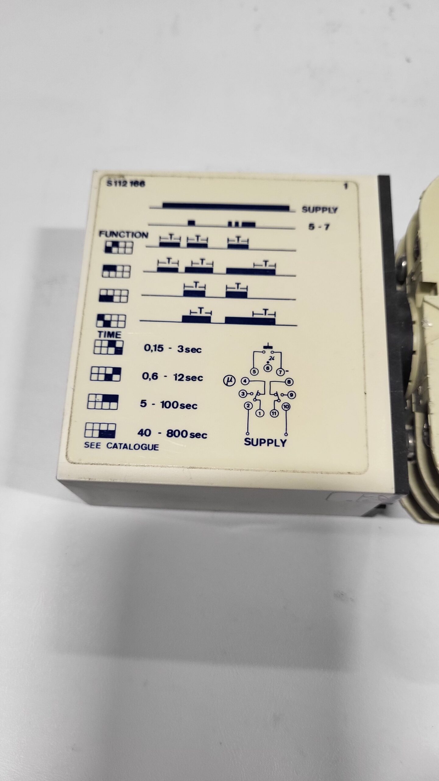 INTERVAL TIMER, EXTERNAL START, SUPPLY 100-140VAC 11 PINS - SIB ...