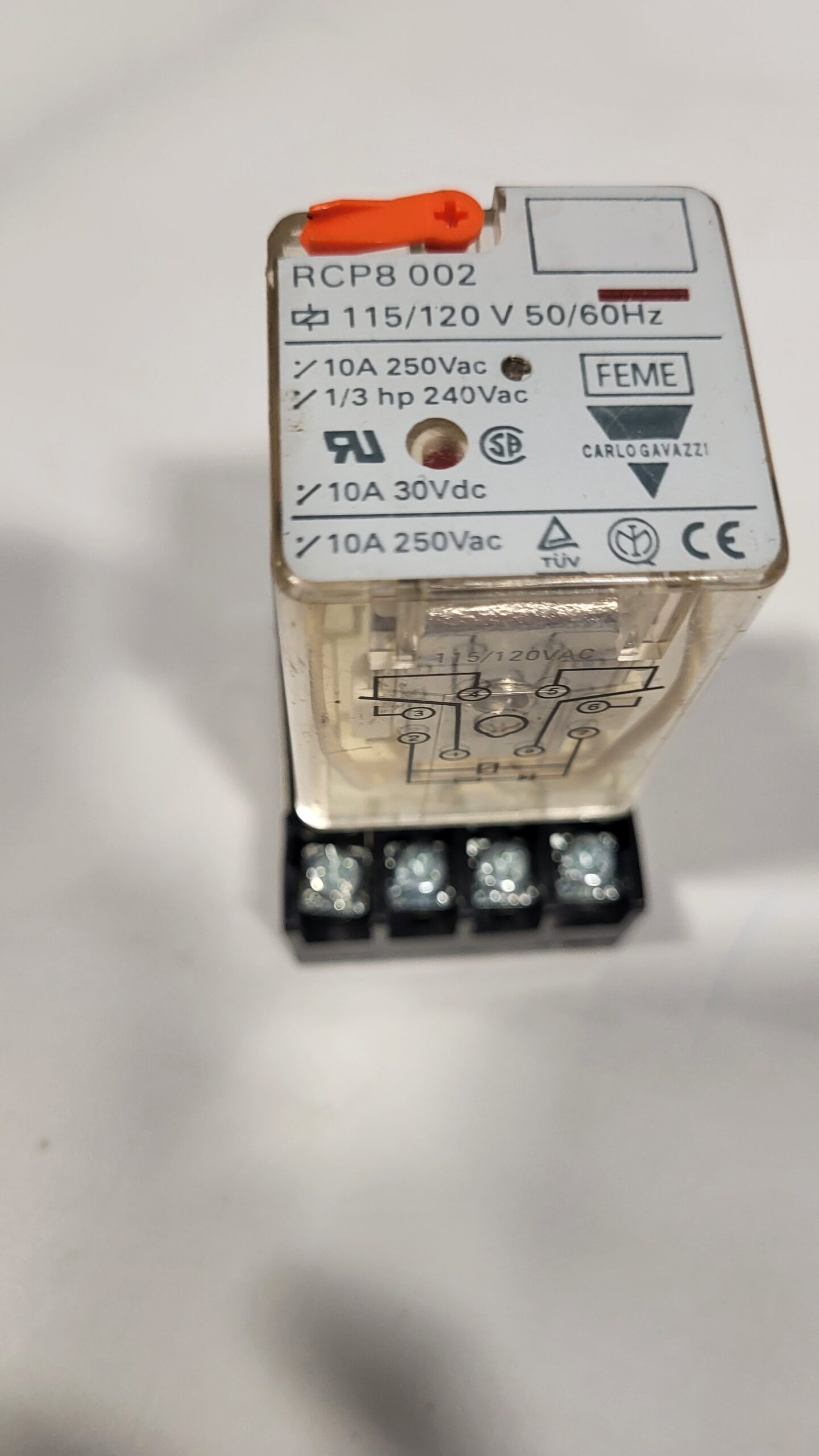 RELAY 10A COIL 120V, 8 PINS PQT 3 - SIB Electric Inc