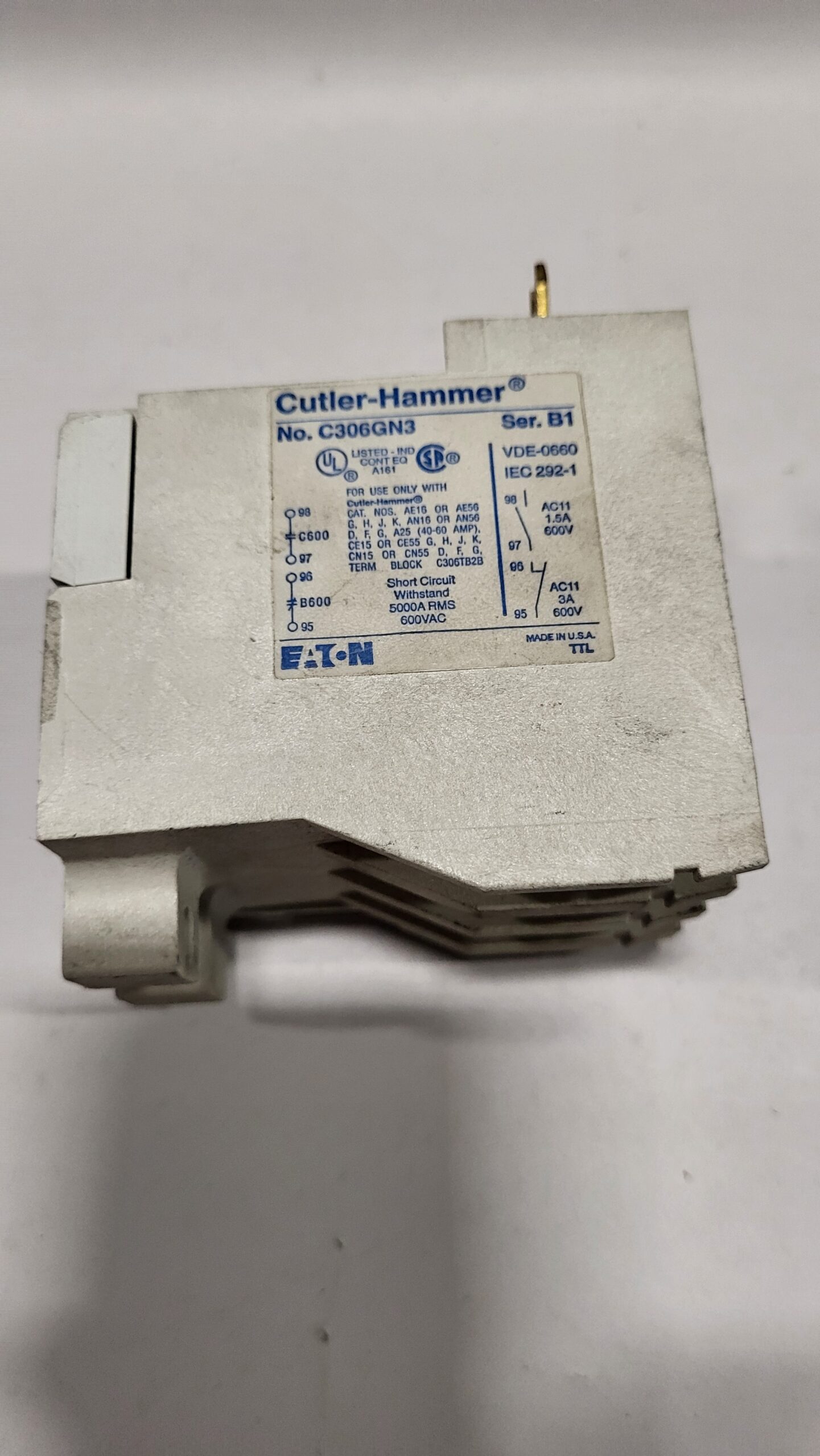 BLOCK OVERLOAD + N/A, SER. B1 - SIB Electric Inc