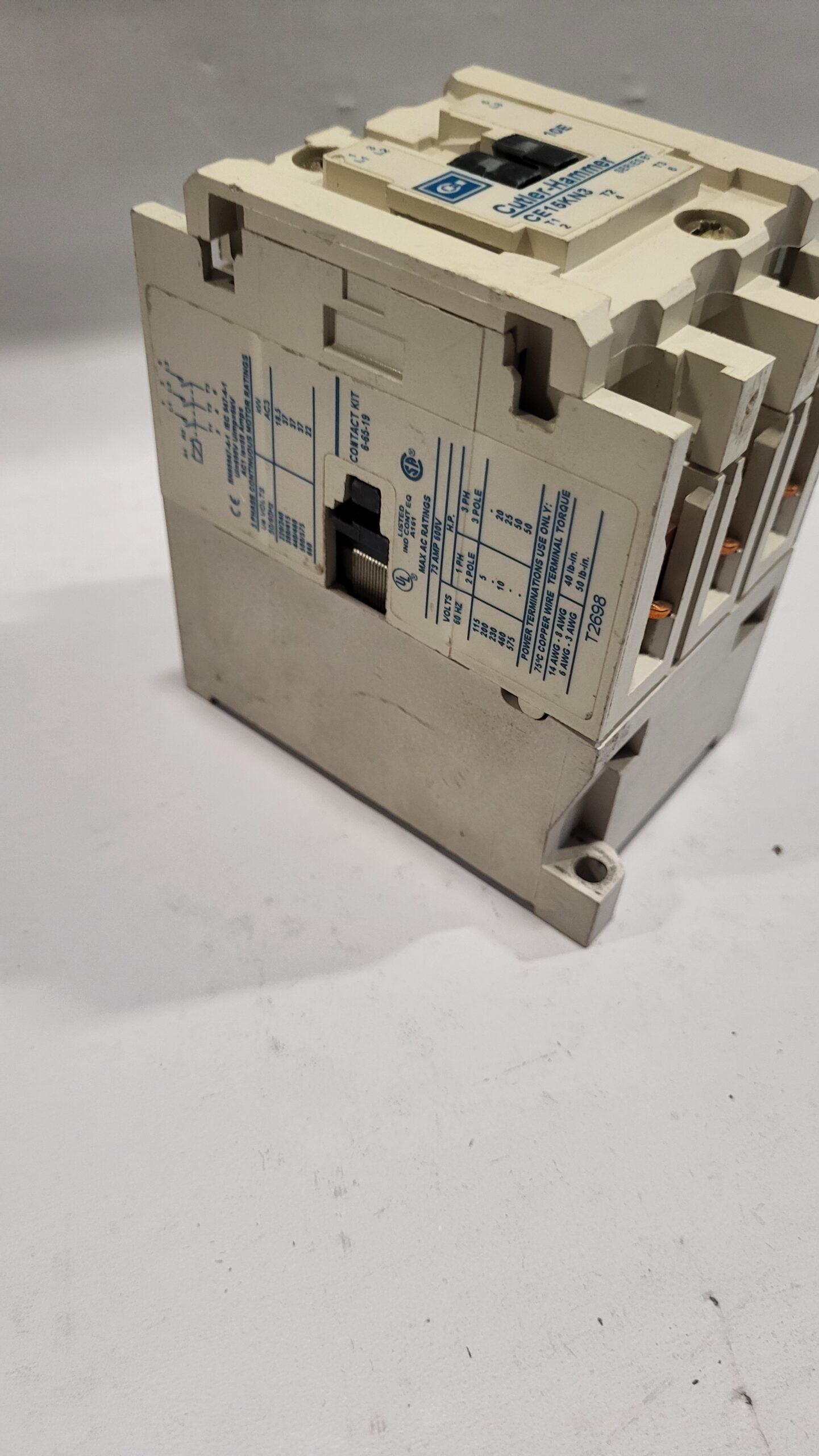 CONTACTOR 50HP COIL 120V SERIES B1 - SIB Electric Inc